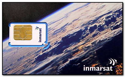 Inmarsat BGAN Satellitenterminal SIM-Karten und Prepaid Guthaben